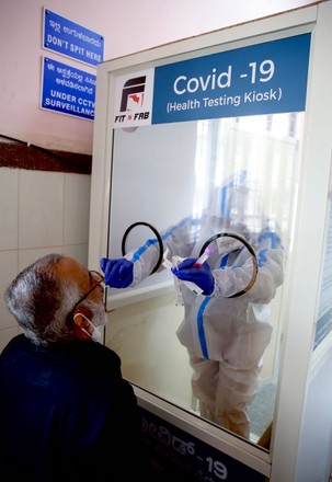 Man Undergoes Swab Test Detect Covid19 Editorial Stock Photo - Stock ...
