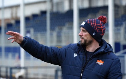 Mike Blair Edinburgh Rugby Head Coach Editorial Stock Photo - Stock ...