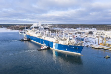 Lng Floating Terminal Vessel Exemplar Anchored Editorial Stock Photo ...