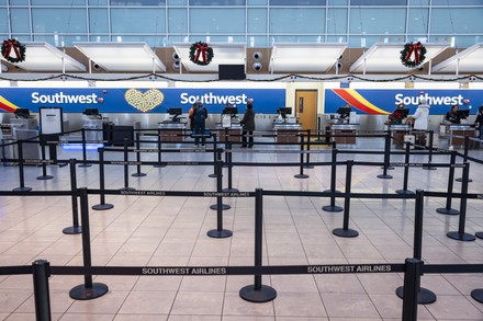 Passengers Scarce Southwest Checkin Counter Baltimore Editorial Stock ...