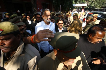 Gangester Turned Politician Mukhtar Ansari Taken Editorial Stock Photo ...