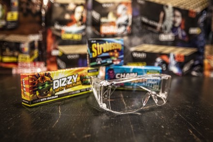 Krommenie Safety Goggles During Sale Fireworks Editorial Stock Photo ...
