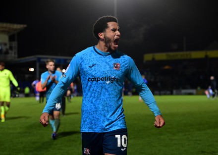 Sam Nombe Exeter City Celebrates After Editorial Stock Photo - Stock ...
