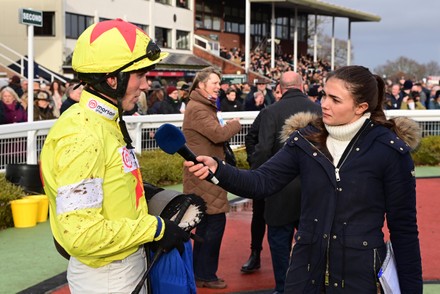 Jockey Harry Cobden Speaks Meg Nicholls Editorial Stock Photo - Stock Image | Shutterstock