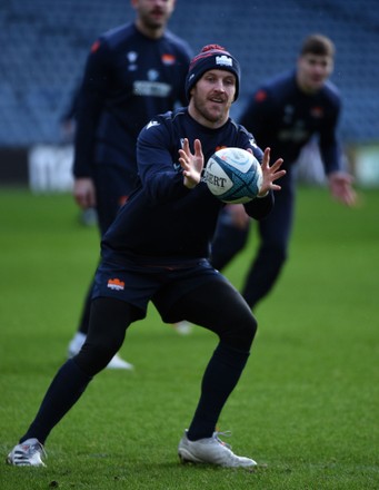 Mark Bennett Edinburgh Rugby Centre Editorial Stock Photo - Stock Image ...