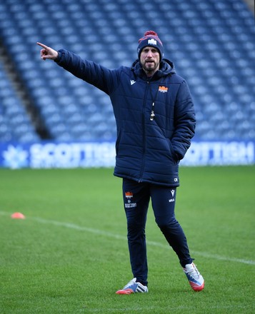 Mike Blair Edinburgh Rugby Head Coach Editorial Stock Photo - Stock ...