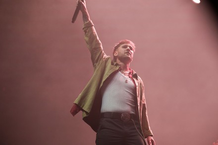 Singer Dani Fernandez Performs During First Editorial Stock Photo ...