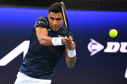 Thiago Monteiro Brazil Action Against Matteo Editorial Stock Photo ...