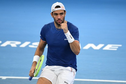 Matteo Berrettini Italy Reacts While Action Editorial Stock Photo - Stock Image | Shutterstock