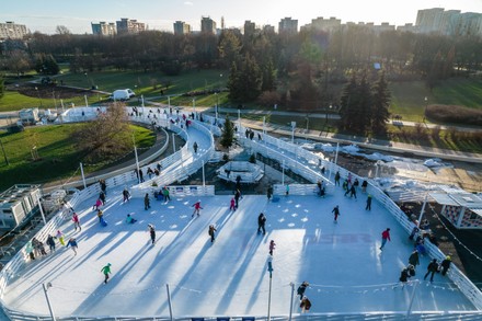 Aerial Image Made Drone Shows People Editorial Stock Photo - Stock ...