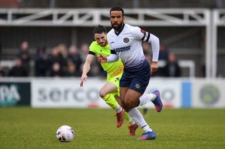 Kevin Lokko Farnborough During Vanarama National Editorial Stock Photo ...
