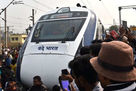 Vande Bharat Express Begins Journey Immense Editorial Stock Photo ...