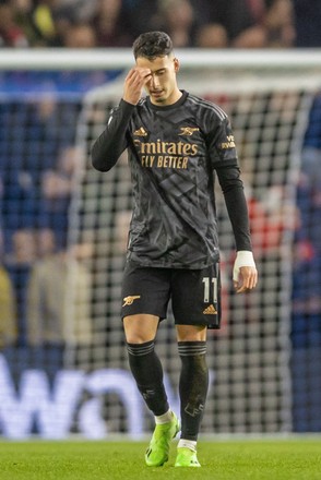 Arsenal Forward Gabriel Martinelli 11 Celebrates Editorial Stock Photo ...