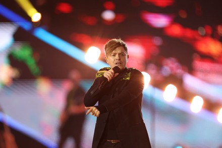 Irish Singer Michael Patrick Kelly Performs Editorial Stock Photo ...