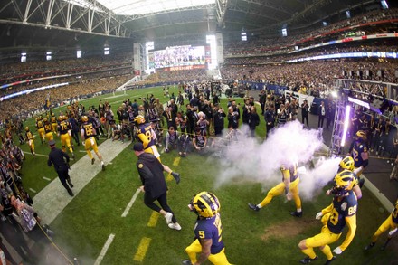 Michigan Wolverines Run Onto Field Before Editorial Stock Photo - Stock ...