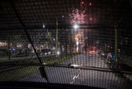 Hague Fireworks Seen Vehicle Mobile Unit Editorial Stock Photo - Stock ...