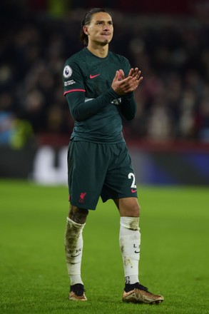 Darwin Nunez Liverpool Applauds Supporters After Editorial Stock Photo ...