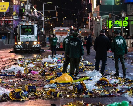 New York City Department Sanitation Cleans Editorial Stock Photo ...