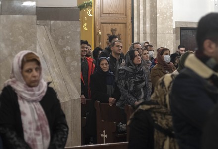 Iranianchristian Women Attend Saint Gregory Church Editorial Stock ...