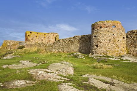 Hammershus Castle Ruins Bornholm Denmark Europe Editorial Stock Photo ...
