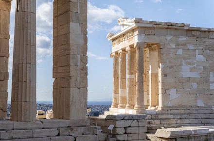 Temple Athena Nike Acropolis Athens Greece Editorial Stock Photo ...