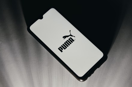 This Photo Illustration Puma Logo Displayed Editorial Stock Photo ...