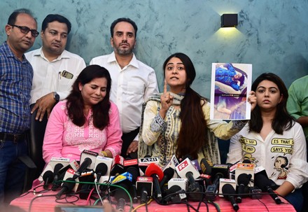 Sisters Falak Naaz Shafaq Naaz His Editorial Stock Photo - Stock Image ...