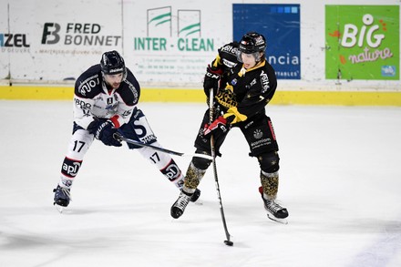 Jonathan Charbonneau Angers Scores Shot On Editorial Stock Photo ...