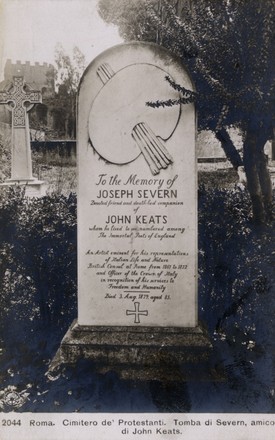 Tomb Joseph Severn 17931879 Protestant Cemetery Editorial Stock Photo ...