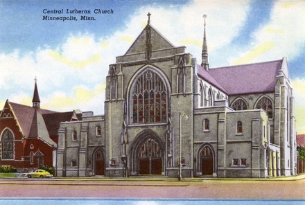 Minneapolis Minnesota Usa Central Lutheran Church Editorial Stock Photo ...