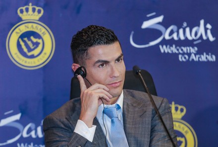 Cristiano Ronaldo Attends His Presentation New Editorial Stock Photo ...