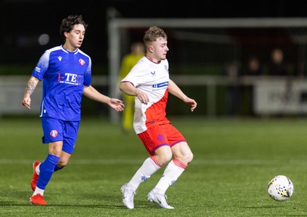 Rangers B Team Midfielder Charlie Lindsay Editorial Stock Photo - Stock ...