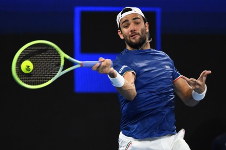 Matteo Berrettini Italy Action Against Hubert Editorial Stock Photo - Stock Image | Shutterstock