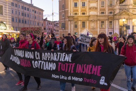 __COUNT__ National Event Organized by Non Una Di Meno, Rome, Italy - 26 ...
