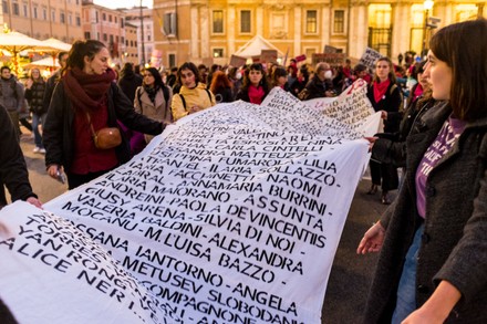 __COUNT__ National Event Organized by Non Una Di Meno, Rome, Italy - 26 ...