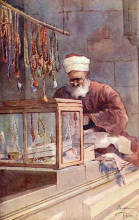 Vendor Turkish Chaplets Little Decorative Odds Editorial Stock Photo ...