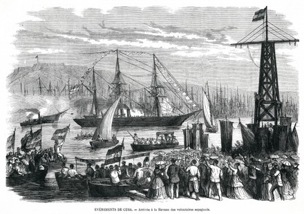 Arrival Spanish Volunteers Havana Fight Ten Editorial Stock Photo ...