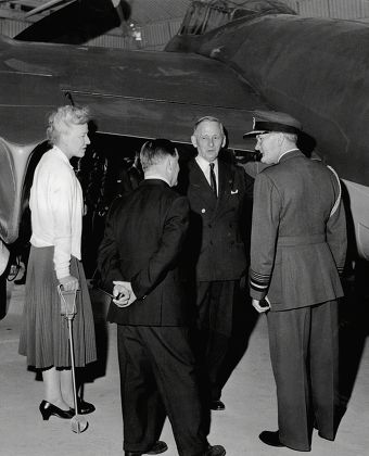 Lord Tedder Lady Tedder Air Marshal Editorial Stock Photo - Stock Image ...