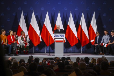 Jaroslaw Kaczynski Polands Ruling Law Justice Editorial Stock Photo ...