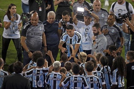 Gremio Fans During Presentation Luis Suarez Editorial Stock Photo ...