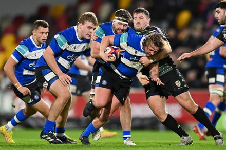 Tom Doughty Bath Rugby Takes On Editorial Stock Photo - Stock Image ...