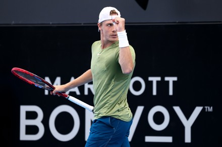 Denis Shapovalov Canada Hits Backhand During Editorial Stock Photo - Stock Image | Shutterstock