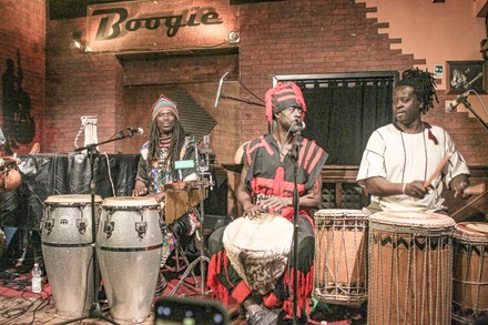 Ismaila Mbaye Tribal Percussion Boogie Club Editorial Stock Photo ...