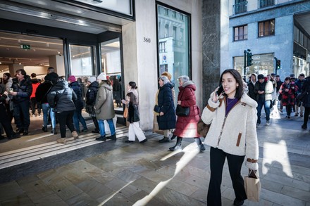 People Shop During First Day Sales Editorial Stock Photo - Stock Image ...