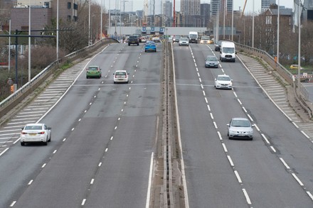 Very Light Traffic On Normally Busy Editorial Stock Photo - Stock Image ...