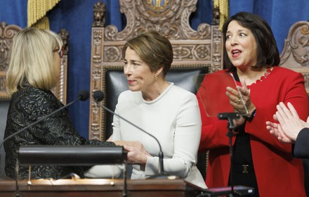 Massachusetts Governorelect Maura Healey C Sworn Editorial Stock Photo - Stock Image | Shutterstock