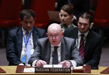 Permanent Representative Russia United Nations Vasily Editorial Stock ...