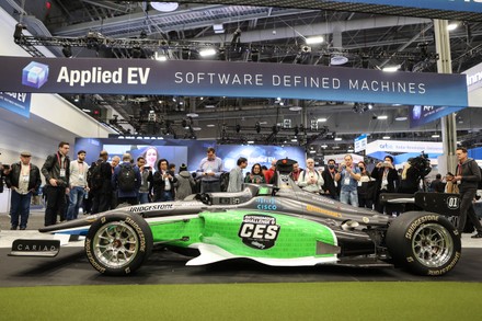 Autonomous Indy Car On Display West Editorial Stock Photo - Stock Image ...