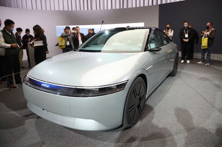 Front View Afeela Electric Vehicle Joint Editorial Stock Photo - Stock ...