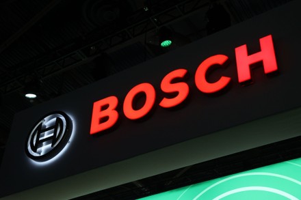 View Lighted Bosch Sign On Display Editorial Stock Photo - Stock Image ...